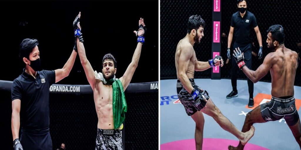 Pakistani MMA Fighter, Ahmed Mujtaba Defeats Indian Rahul Raju in 56 ...