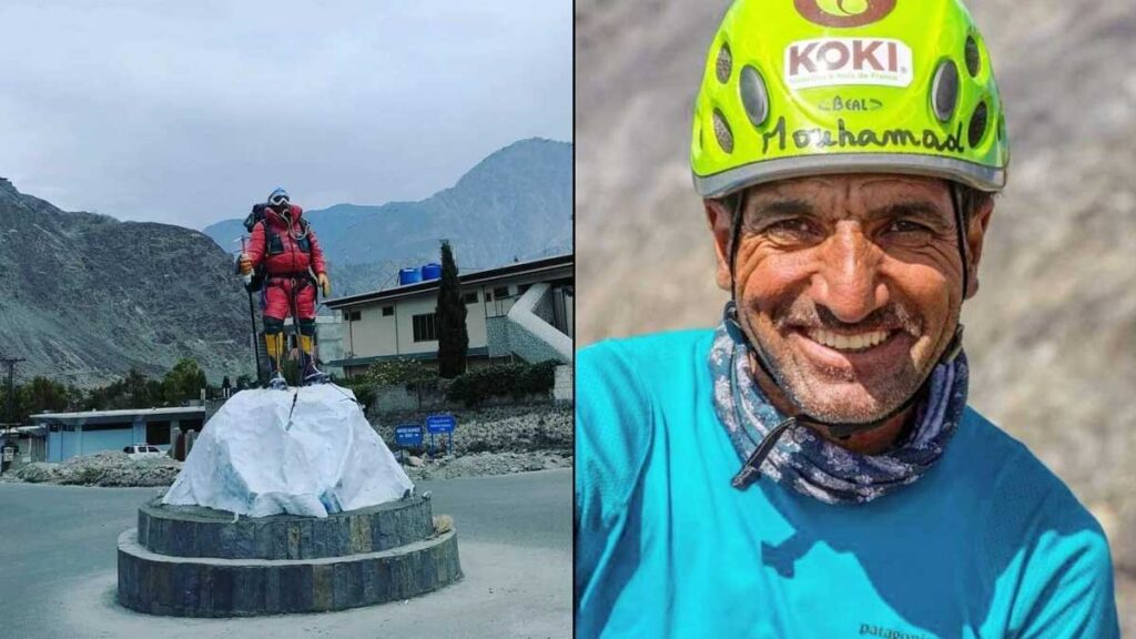 Statue of Ali Sadpara placed in Gilgit Sonikot to Pay Tribute to the ...